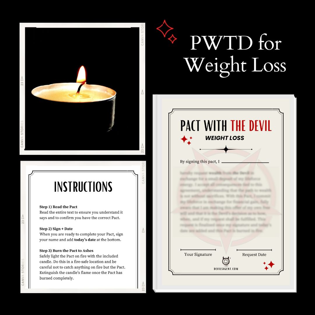 Pact with the Devil for Weight Loss (Kit) - Devil's Agent